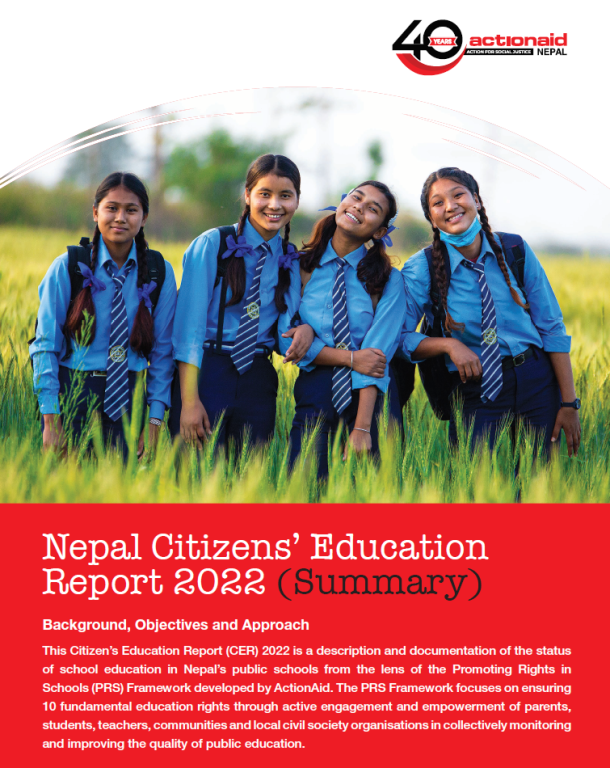 Summary of Citizens Education Report (CER) | ActionAid Nepal